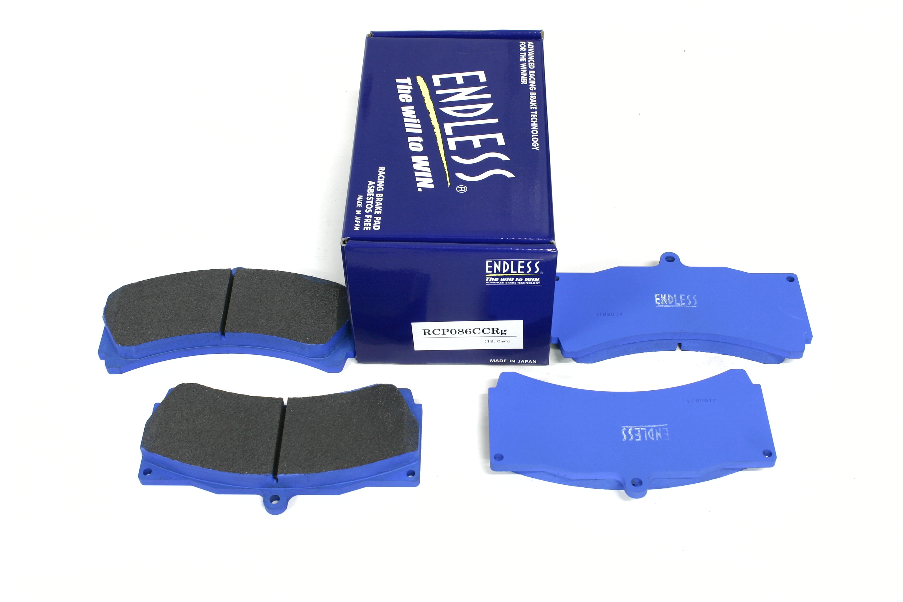 ENDLESS RCP086CCRG I 18mm Колодки для суппортов AP RACING 6POT CP4098 I CP5555, ALCON I PROMA 6POT